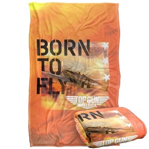 Top Gun Maverick Born To Fly Silky Touch Super Soft Throw Blanket 36" x ...