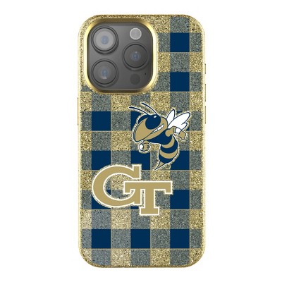 Keyscaper Georgia Tech Yellow Jackets Plaid Bling Cell Phone Case For ...