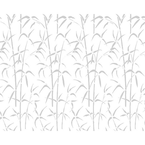 Set Of 2 (27"x158") Fablon Bamboo Window Film Set White : Target