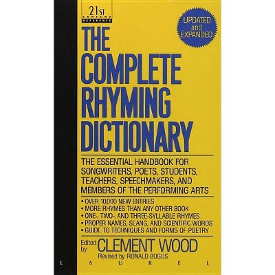 The New Comprehensive American Rhyming Dictionary - By Sue Young ...