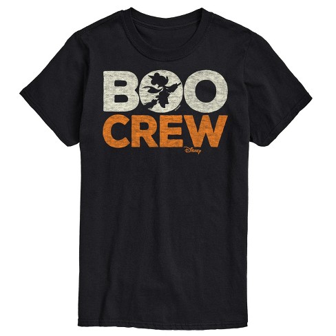 Men's Disney Boo Crew Short Sleeve Graphic T-shirt - Black - Large : Target