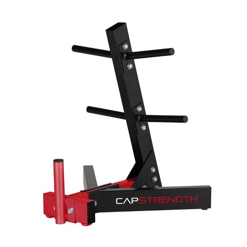 Cap Strength Standard Plate Stand Weight Rack 500lbs - Black/red : Target