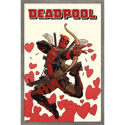Trends International Marvel Comics Deadpool - Cupid Framed Wall Poster ...