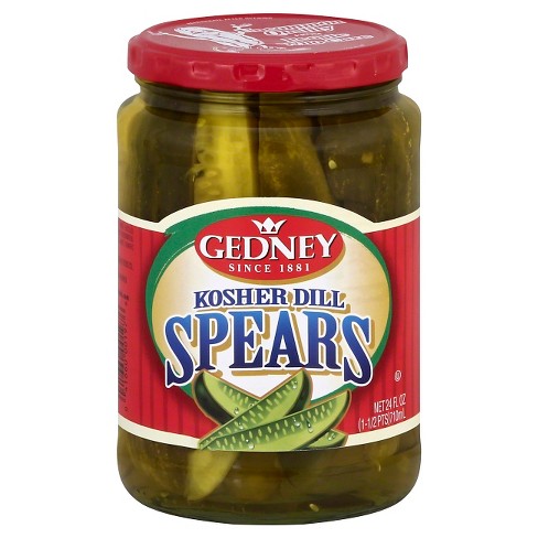 Gedney Pickles Kosher Dill Spears - 24oz : Target