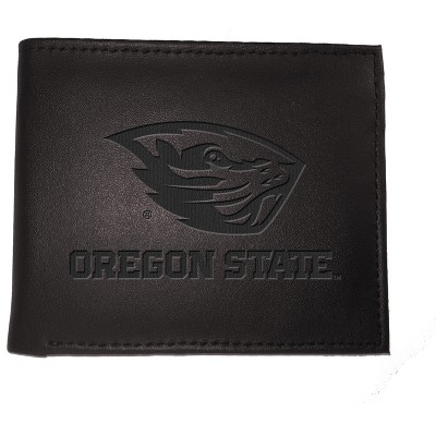 Evergreen Ncaa Oregon State Beavers Black Leather Bifold Wallet ...
