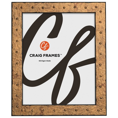 Rivet Tarnished Gold 20x20 Inch Picture Frame : Target