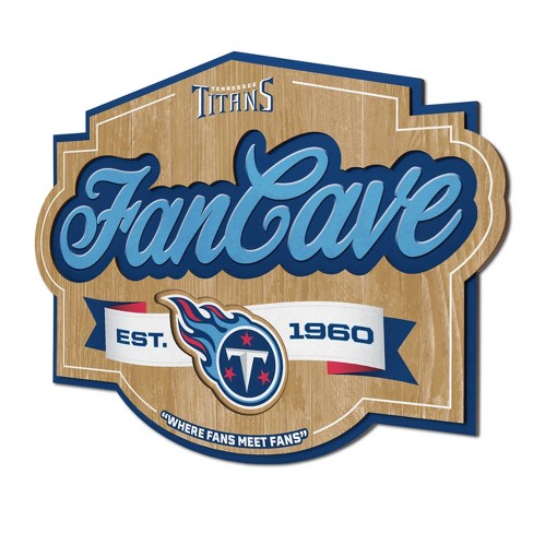 Nfl Tennessee Titans Fan Cave Sign : Target