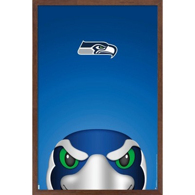 Trends International Nfl Seattle Seahawks - Drip Helmet 20 Framed Wall ...