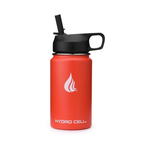 14oz Red Hydro Cell Wide Mouth Stainless Steel Water Bottle : Target