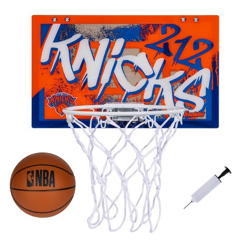 Nba New York Knicks Over The Door Mini Basketball Hoop : Target