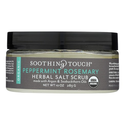 Soothing Touch Peppermint Rosemary Herbal Salt Scrub - 10 Oz : Target