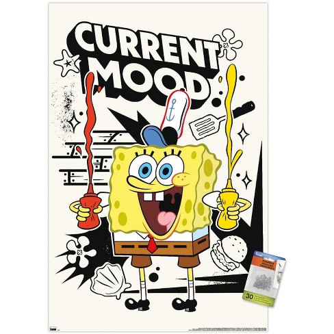 Trends International Nickelodeon Spongebob - Current Mood Unframed Wall ...