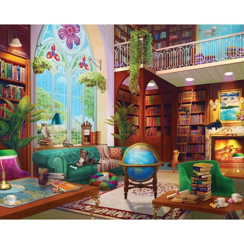 Springbrook Library 1000 Pc Jigsaw Puzzle : Target