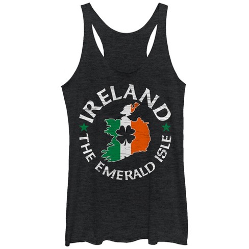 Women's Lost Gods Ireland Emerald Isle Racerback Tank Top : Target