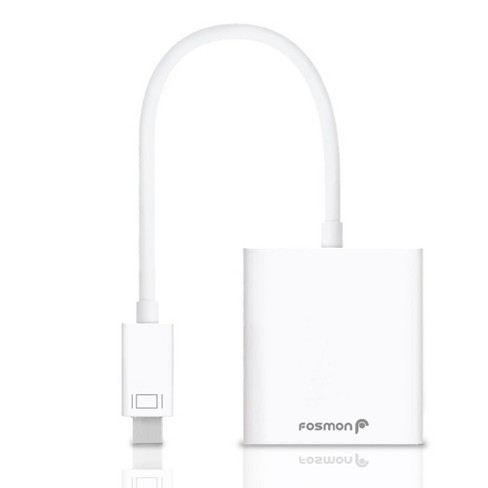 Fosmon Mini Displayport Male (mini Dp/mdp/ Thunderbolt Port Compatible ...