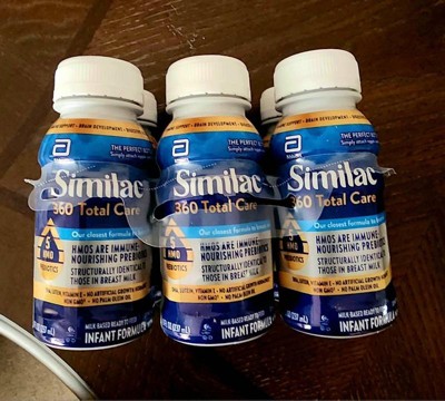 Similac 360 Total Care Non-gmo Ready To Feed Infant Formula Bottles - 8 ...