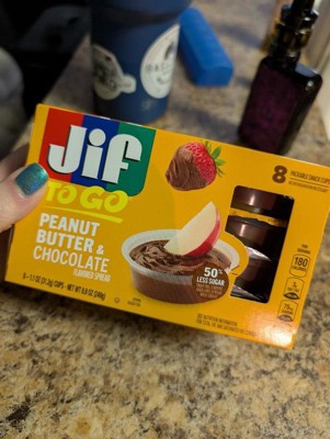 Jif To Go Peanut Butter & Chocolate Flavored Spread - 8.8oz/8ct : Target