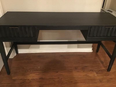 Thousand Oaks Wood Scalloped Desk Brown - Threshold™ Designed With ...