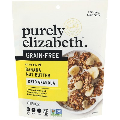 Purely Elizabeth Banana Nut Butter Keto Granola - Case Of 6 - 8 Oz : Target
