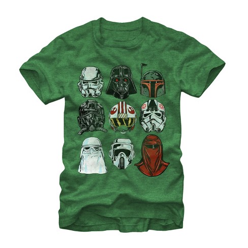 Men's Star Wars Character Helmets T-shirt : Target