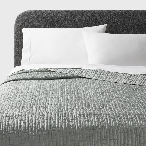Full/queen Tencel® Quilt Light Teal Green - Threshold™: Oeko-tex ...