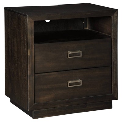 Baystorm Nightstand Gray - Signature Design By Ashley : Target