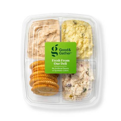 Deli Salad Trio Snack Box - 4oz - Good & Gather™ : Target