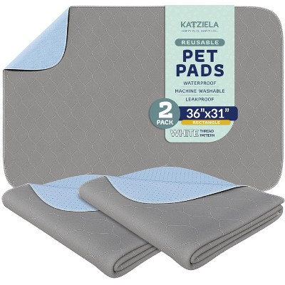 Katziela Washable Pee Pads Waterproof Reusable Dog Pads for Potty ...
