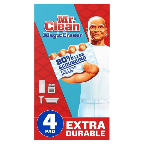 Mr. Clean Extra Durable Scrub Magic Eraser Sponges - 4ct : Target