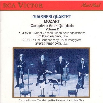 Mozart & Guarneri String Quartet - Complete Viola Quintet (cd) : Target
