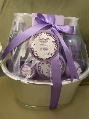 Freida & Joe Lavender Fragrance Bath & Body Collection In Silver Tub ...