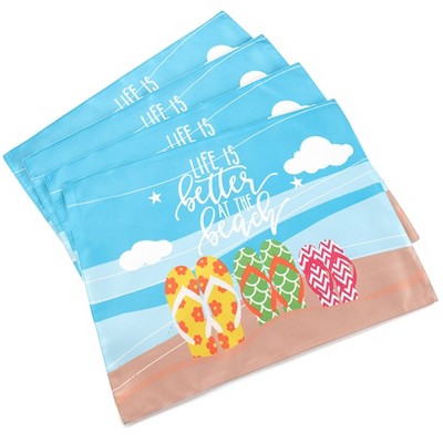 Collections Etc Country Rooster Table Placemats - Set Of 5 Medium : Target