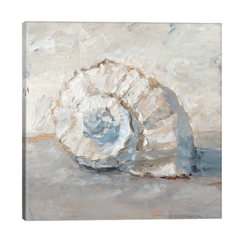 12" X 12" X 0.75" Blue Shell Study Iii By Ethan Harper - Icanvas ...