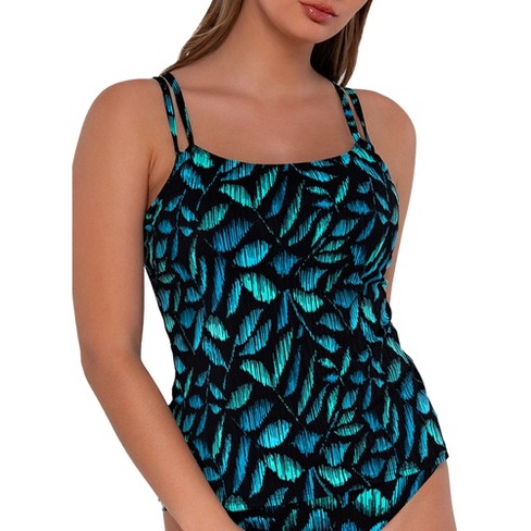 Sunsets Women's Printed Taylor Underwire Tankini Top - 75p 36d Cascade ...
