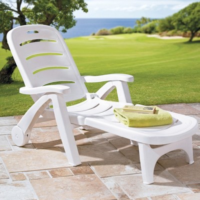 Outsunny Rocking Sun Lounger, Chaise Lounge Rocker For Sunbathing, Sun ...