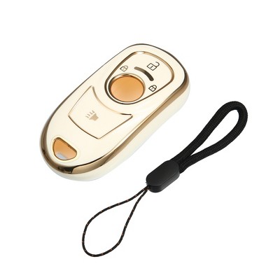 Unique Bargains Tpu 4 Button Car Remote Key Fob Case Cover Full ...