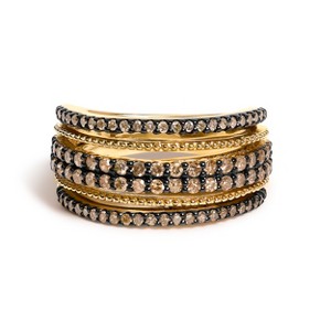 Haus of Brilliance 10K Yellow Gold Plated Sterling Silver 1.00 Cttw ...