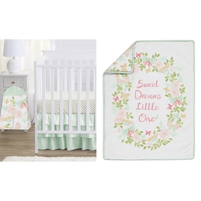Sweet Jojo Designs Baby Crib Bedding Set - White And Pumpkin Boho Sun ...