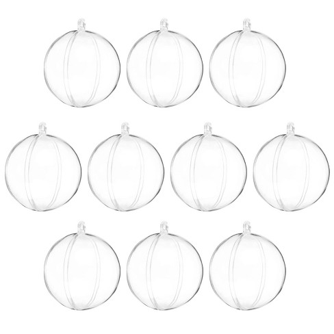 Unique Bargains Durable Fillable Diy Craft Transparent Hanging Plastic ...