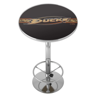 Anaheim Ducks Logo Bar Table With Footrest : Target