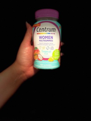 Centrum Women's Multivitamin Gummies - Tropical Fruit - 100ct : Target