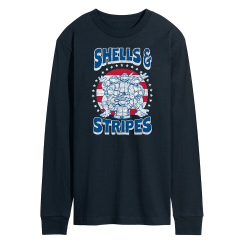 Men's Teenage Mutant Ninja Turtles Shells And Stripes Long Sleeve ...
