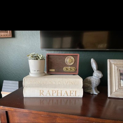 Portable Am/fm Bluetooth Radio Tonal Brown - Hearth & Hand™ With ...