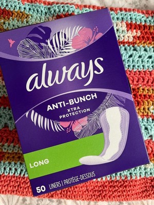 Always Anti-bunch Xtra Protection Liners - Extra Long - 92ct : Target