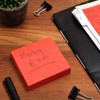 Juvale 8 Pack Bright Red Sticky Notes With 100 Sheets Per Pad For Daily ...