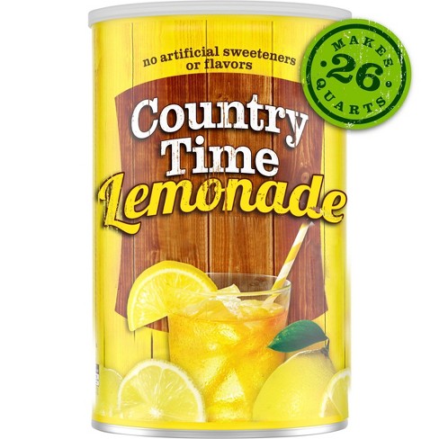 Country Time Lemonade Drink Mix - 63 Oz Canister : Target
