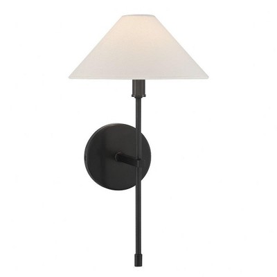 Savoy House Avon 1 - Light Wall Light In Black Tourmaline : Target