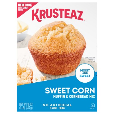 Krusteaz Sweet Corn Muffin & Cornbread Mix, 16 Oz : Target