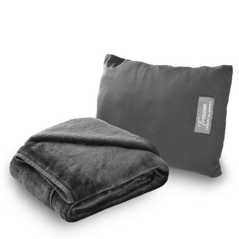 Tirrinia Travel Blanket Airplane Office Pullover 4 In 1 Premium Cozy ...