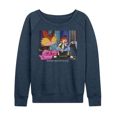 Women's Hey Arnold! Stoop Kid Lightweight French Terry Slouchy ...